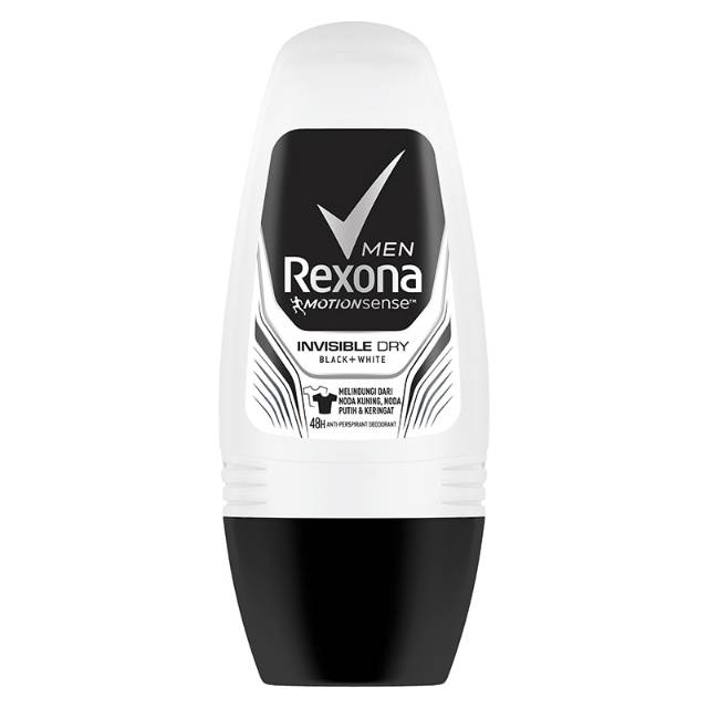 Jual Rexona Men Deodorant Deo Pria Roll On Invisible Dry 45Ml | Shopee Indonesia