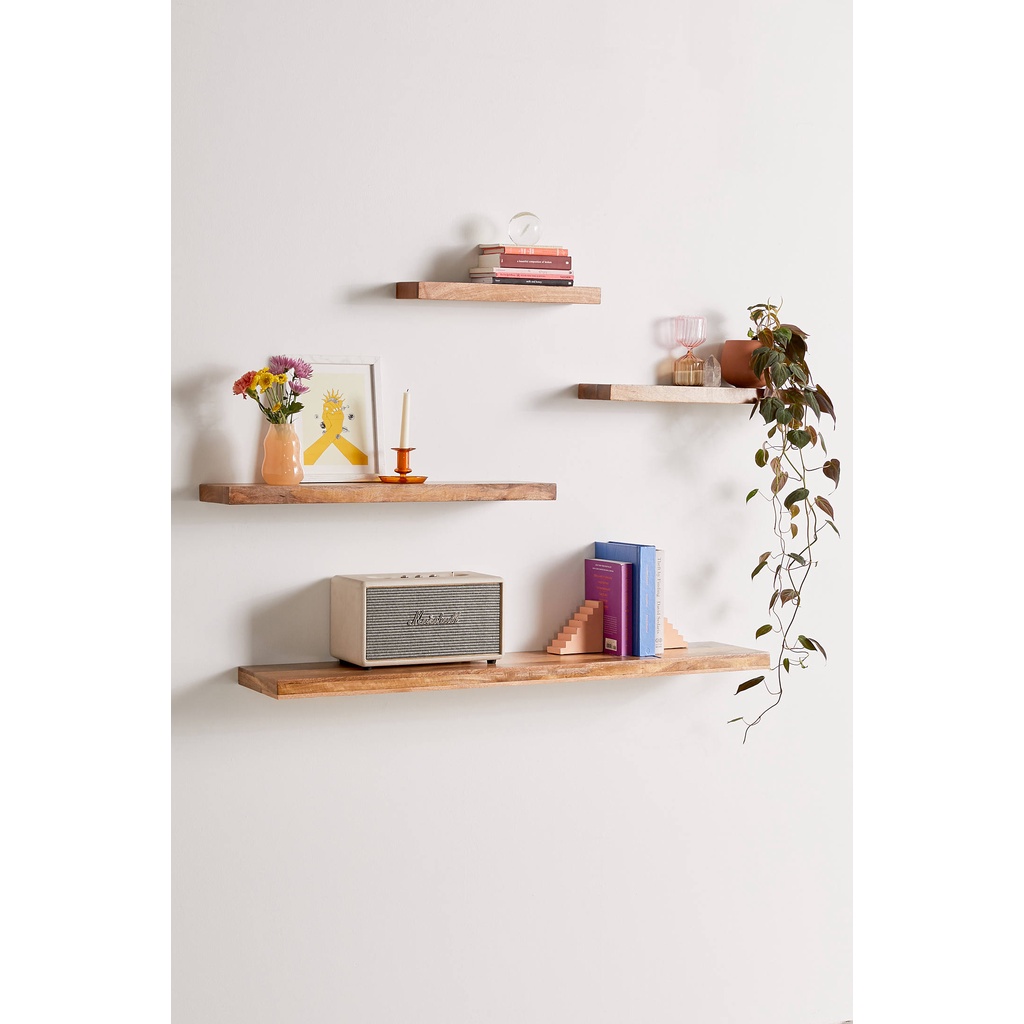 Jual Rak Kayu Dinding Floating Bar Minimalis Jati Belanda | Shopee ...