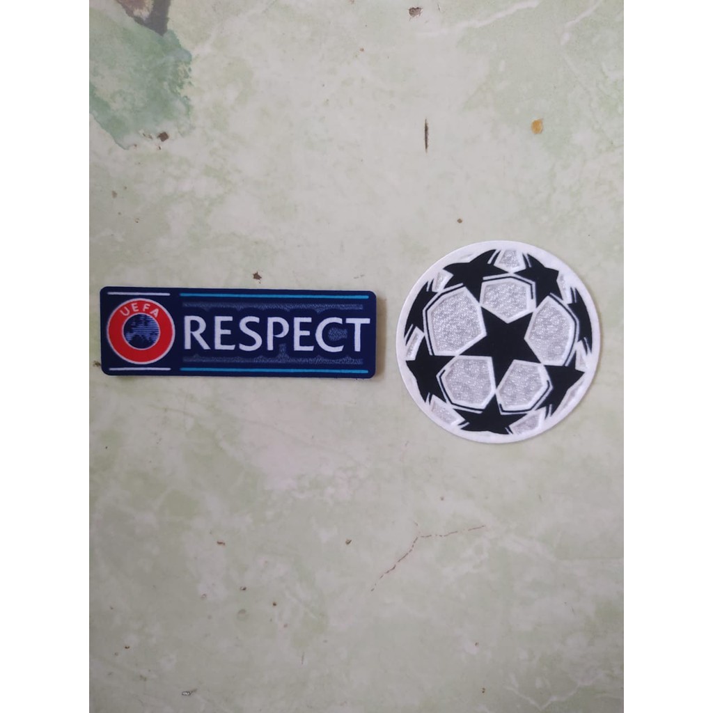 Jual Patch Bola UCL Liga Champion Starball Respect (free pasang,Wajib ...