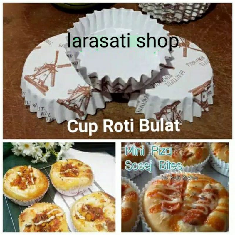 Jual Cup Roti Laminasi Bulat 100 pcs | Shopee Indonesia