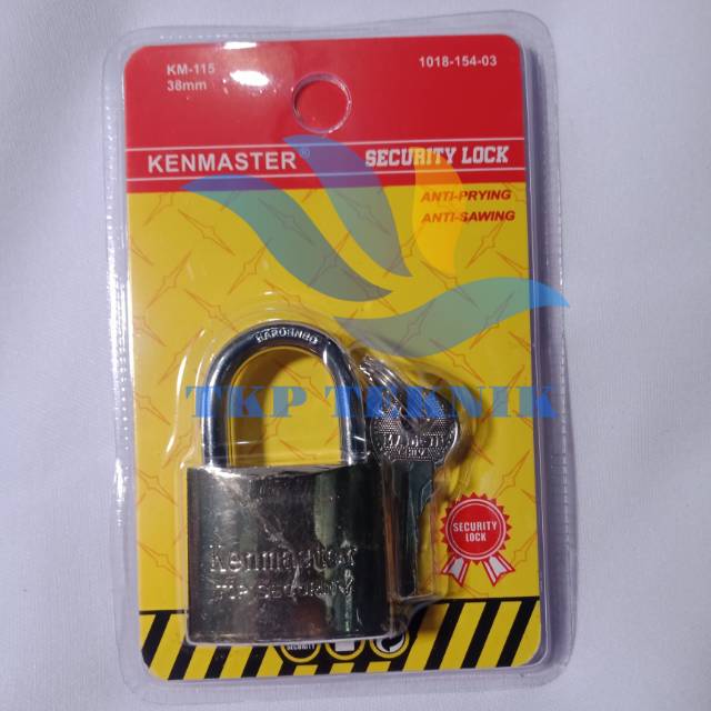 Jual KENMASTER GEMBOK KUNING KUNCI BAWAH LEHER PENDEK 38MM | Shopee ...