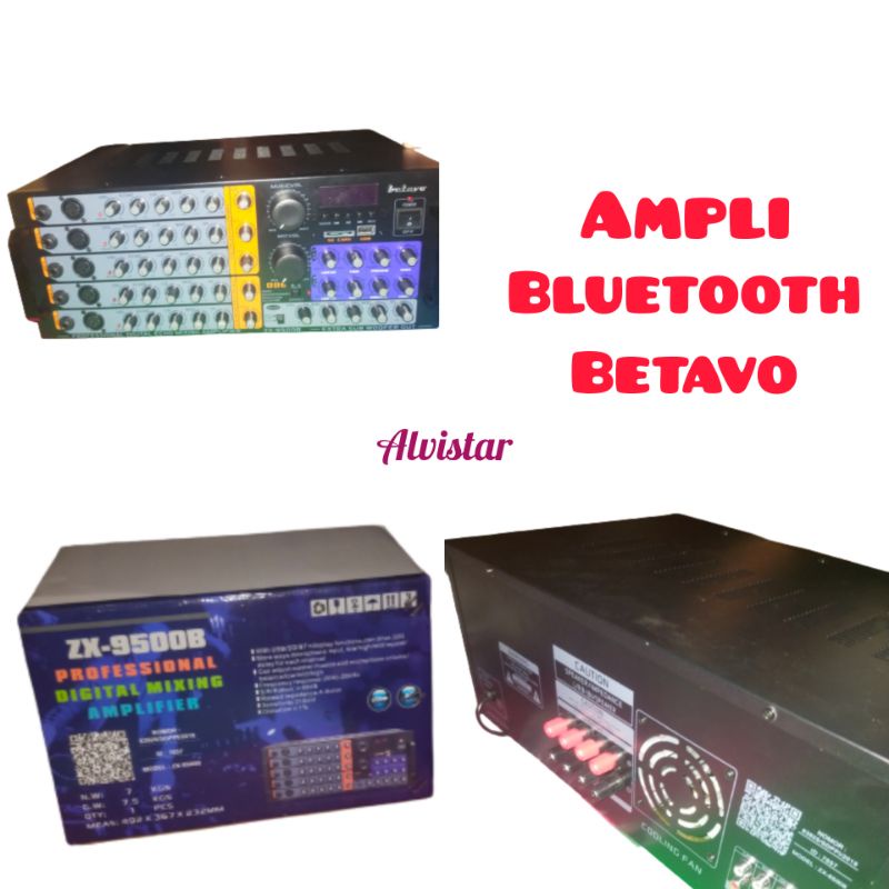 Jual AMPLI BLUETOOTH BETAVO ZX-9500B | Shopee Indonesia