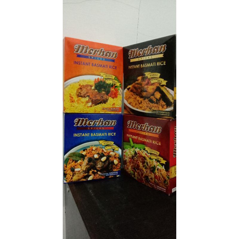 Jual Merhan Basmati Instan 550gr / Nasi Khas Arab / Beras Basmati ...