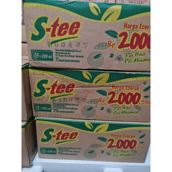 Jual Stee Minuman 24 Kotak 200 Ml | Shopee Indonesia