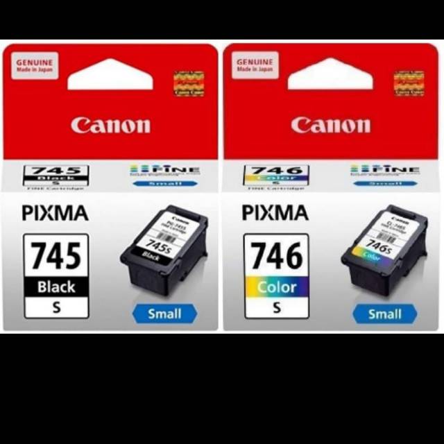 Jual Paket Tinta Cartridge Canon 745s Black + 746s Color Original For ...
