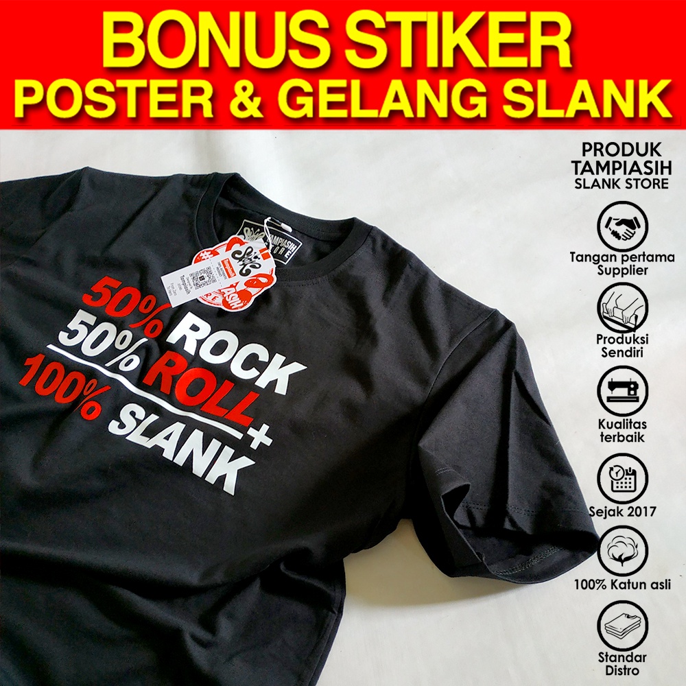 Jual (BISA COD) 100% ROCK AND ROLL - LENGAN PENDEK - ORIGINAL MADE IN ...