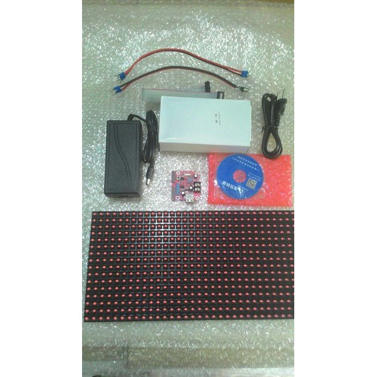 Jual Tulisan Berjalan LED Running Text Paket Murah Buat Belajar Sendiri ...