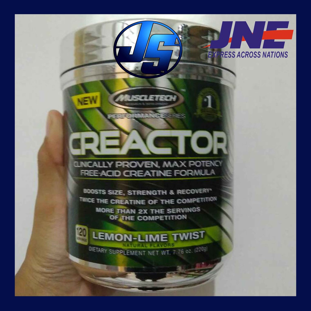 Jual MUSCLETECH CREACTOR 120 SERVING, CREATINE | Shopee Indonesia