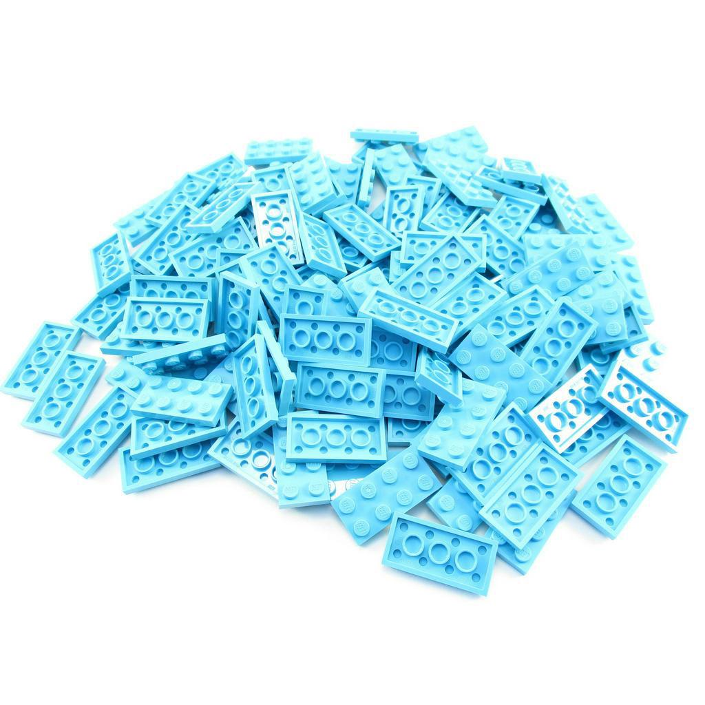 Jual lego plate 2x4 MEDIUM AZURE | Shopee Indonesia
