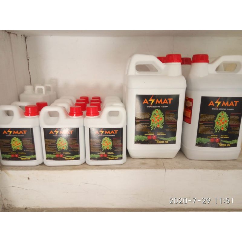 Jual Pupuk organik cair Asmad kemasan 1 liter (Asam Humat lengkap) | Shopee Indonesia