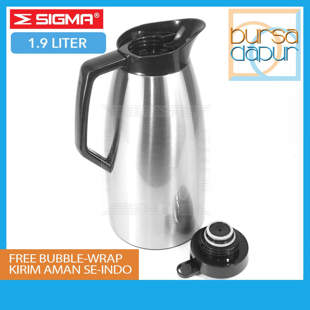 Jual Termos Air Panas SIGMA / 1.9 Liter / Model Teko / Termos Air Panas ...