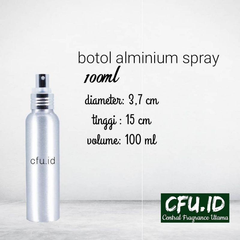 Jual Botol Almunium Spray 100ml | Shopee Indonesia
