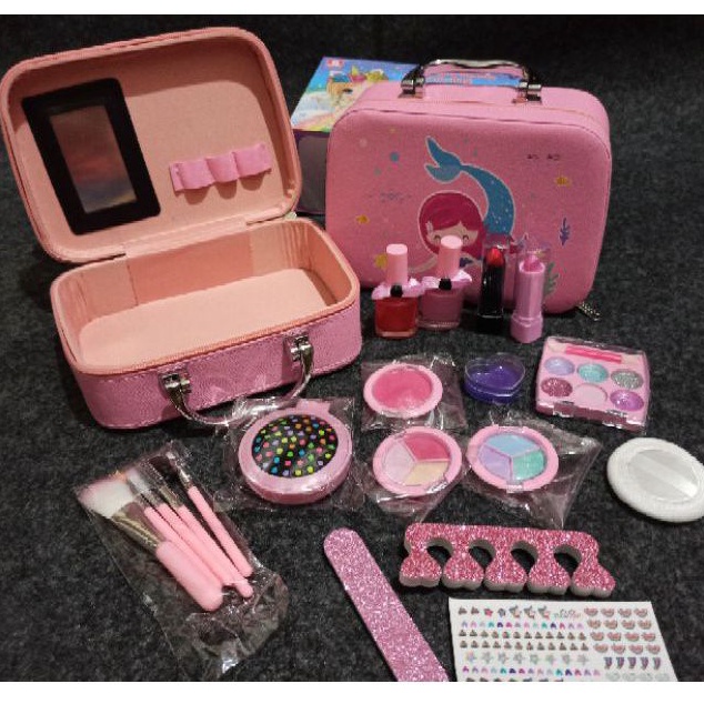 Jual Mainan anak tas alat make up alat rias mermaid kuromi cinnamonroll ...