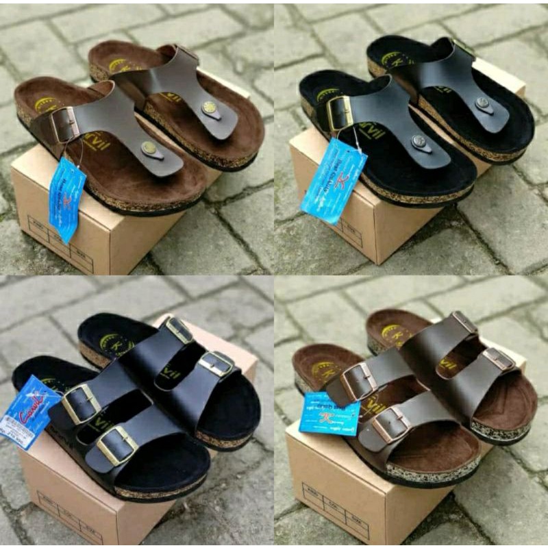 Jual SANDAL CARVIL PREMIUM PRIA//SENDAL SLIDE & JEPIT PRIA WANITA ...
