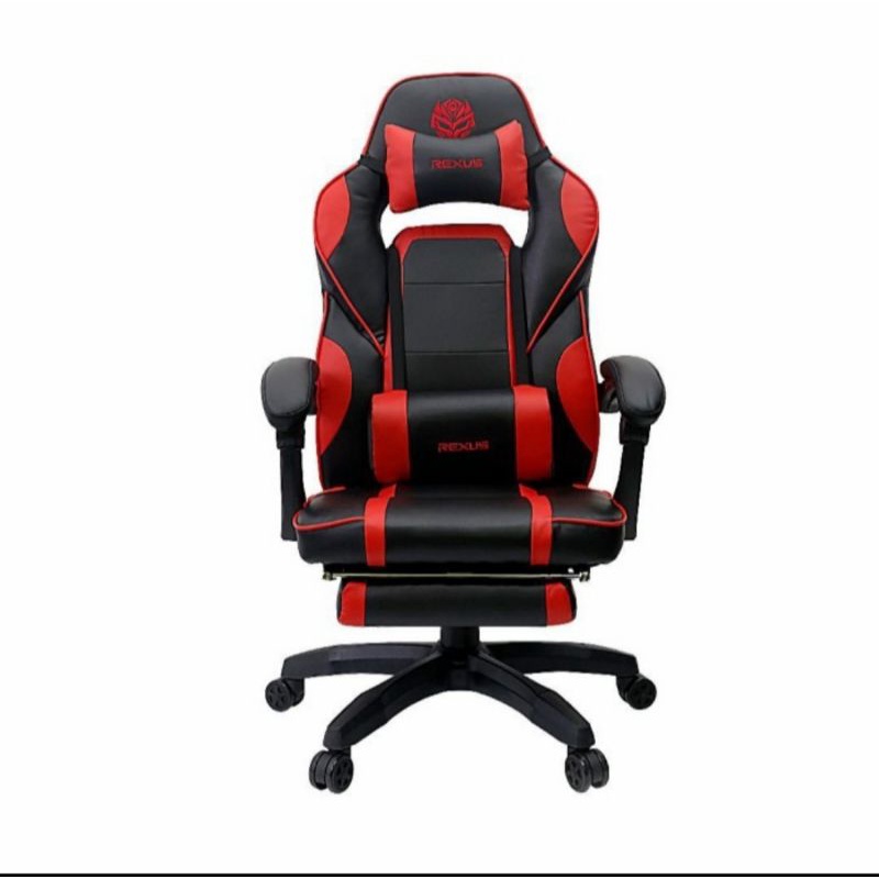 Jual KURSI GAMING REXUS RGB R60 RED FOOTREST | Shopee Indonesia