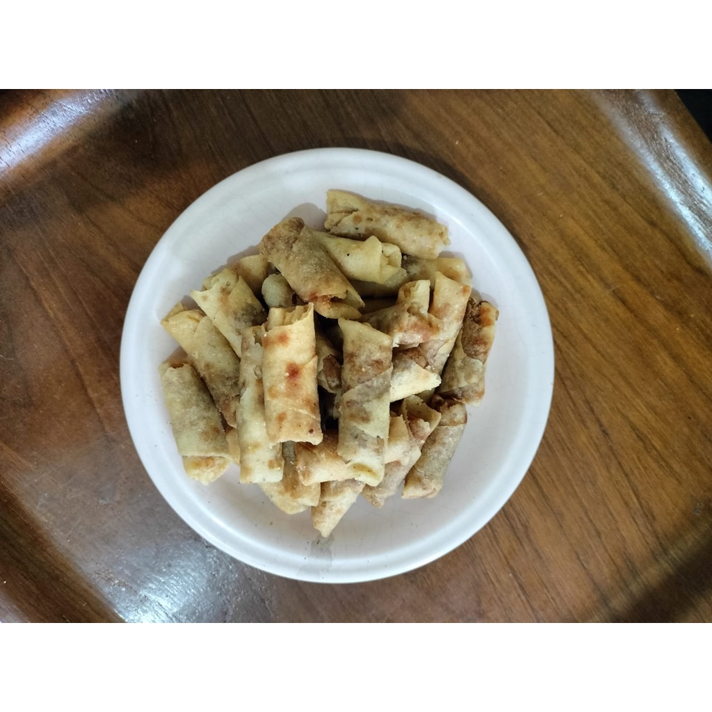 Jual Kue Sumpia Lumpia Udang Kering Mini 250gram - sumpia Ebi Lumpia ...