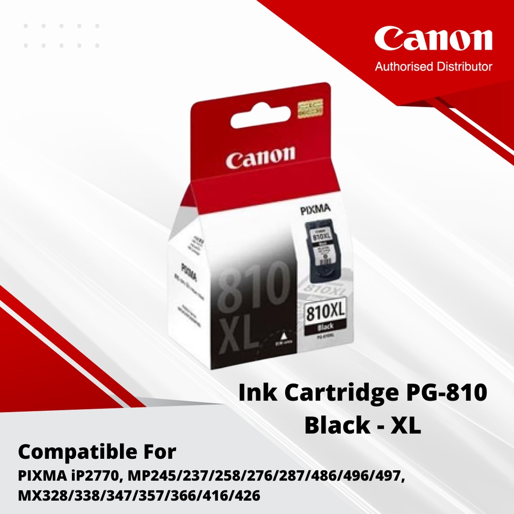 Jual Tinta Original Canon 810 XL Black PG810XL - Tinta Canon iP2770 ...