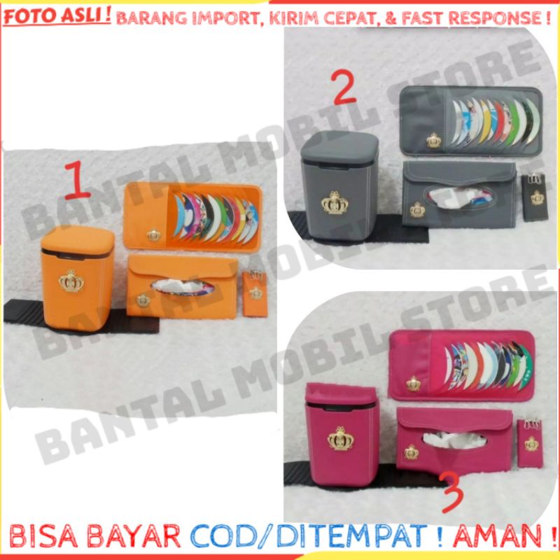 Jual Set Tempat cover kotak box holder tissue tissu tisue tisu sunvisor ...