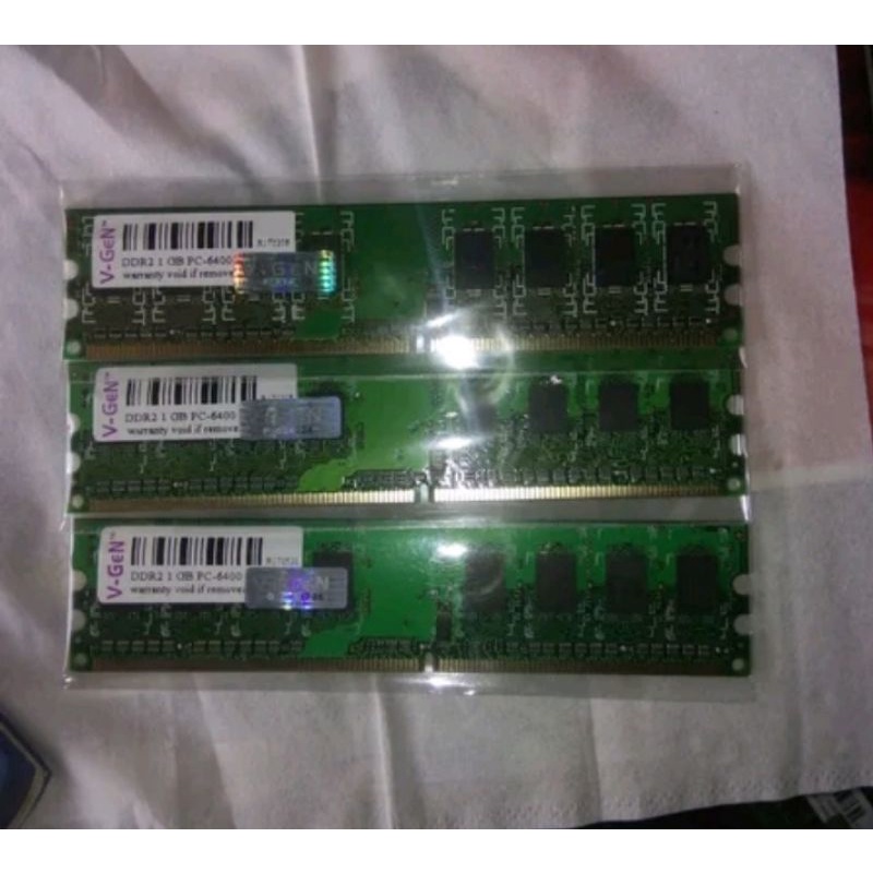 Jual memori pc ddr2 1gb v gen termurahh | Shopee Indonesia