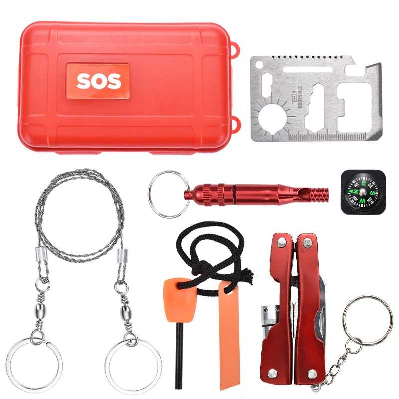 Jual FervorFOX Emergency Survival Kit Multifunctional First Aid SOS ...