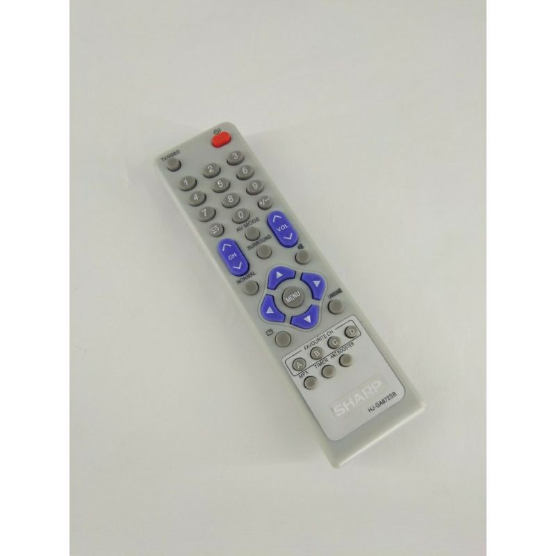 Jual Remot Remote TV Sharp Alexander Slim II Tabung / Flat GA872SB ...