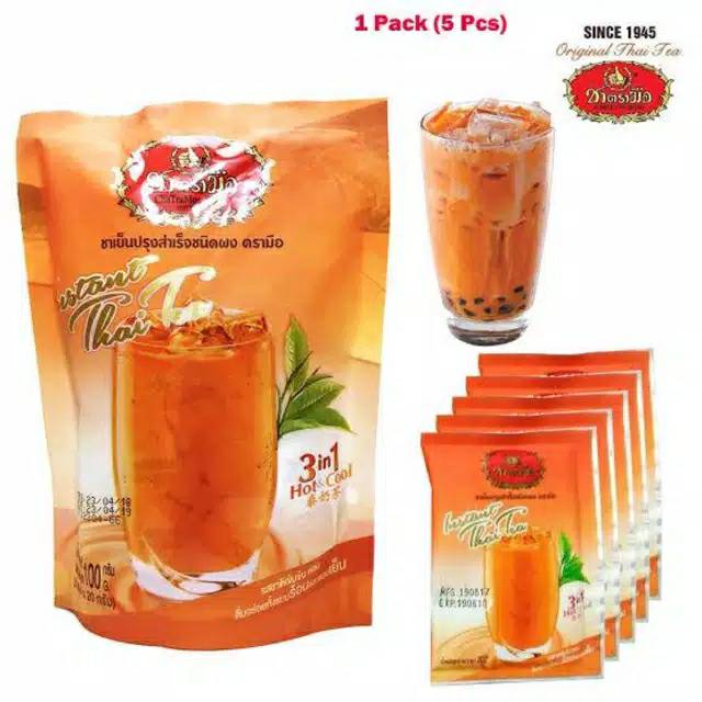 Jual Thai Tea Instan Chatramue isi 5 sachet | Shopee Indonesia