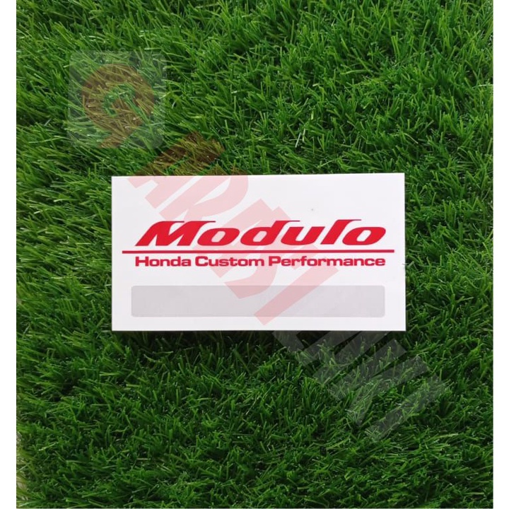 Jual STICKER HONDA MODULO BARCODE TEMPEL DALAM KACA | Shopee Indonesia