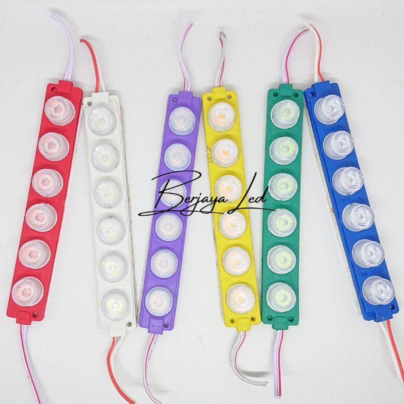 Jual Lampu LED Module 6 Watt 12/24 Volt / LED Modul 6 Mata Besar 6W 12/24V | Shopee Indonesia