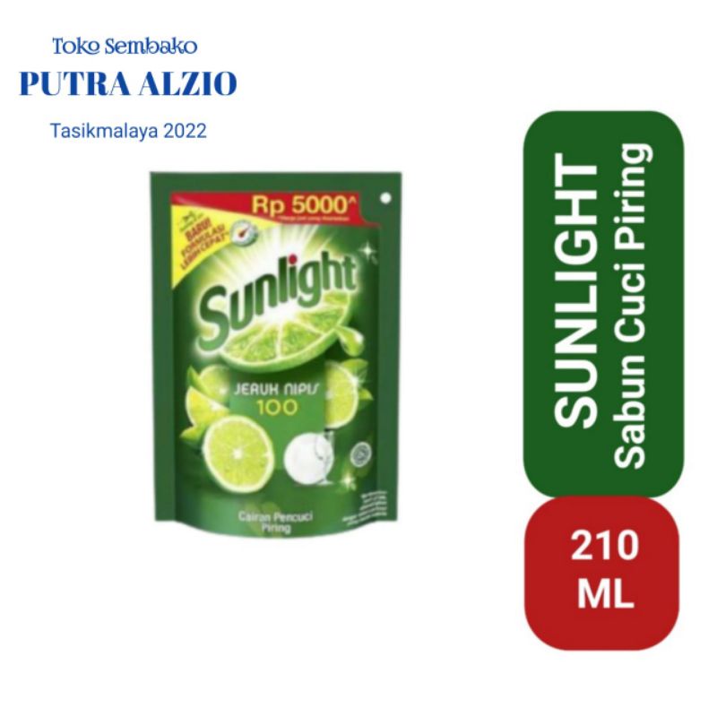 Jual Sunlight Sabun Cuci Piring Jeruk Nipis Refill 210ml | Shopee Indonesia