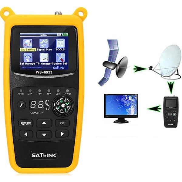 Jual Satellite Finder SATLINK WS6933 Satelite Signal Locator WS-6933 ...