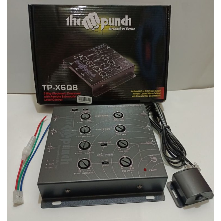 Jual Crossover the punch TP-X6QB pengaturan suara | Shopee Indonesia