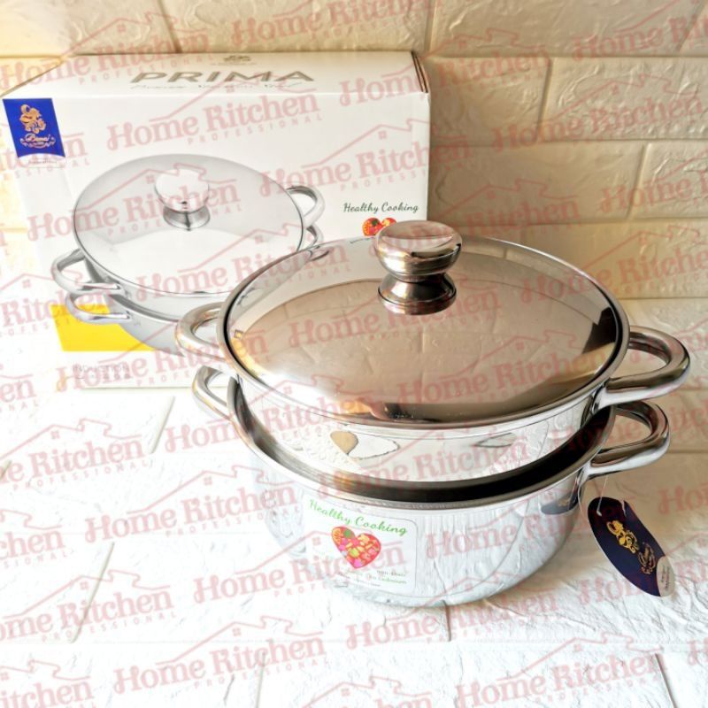 Jual Panci Bima Panci Steamer 26cm 30cm kukusan Tim 2 Tingkat Susun ...
