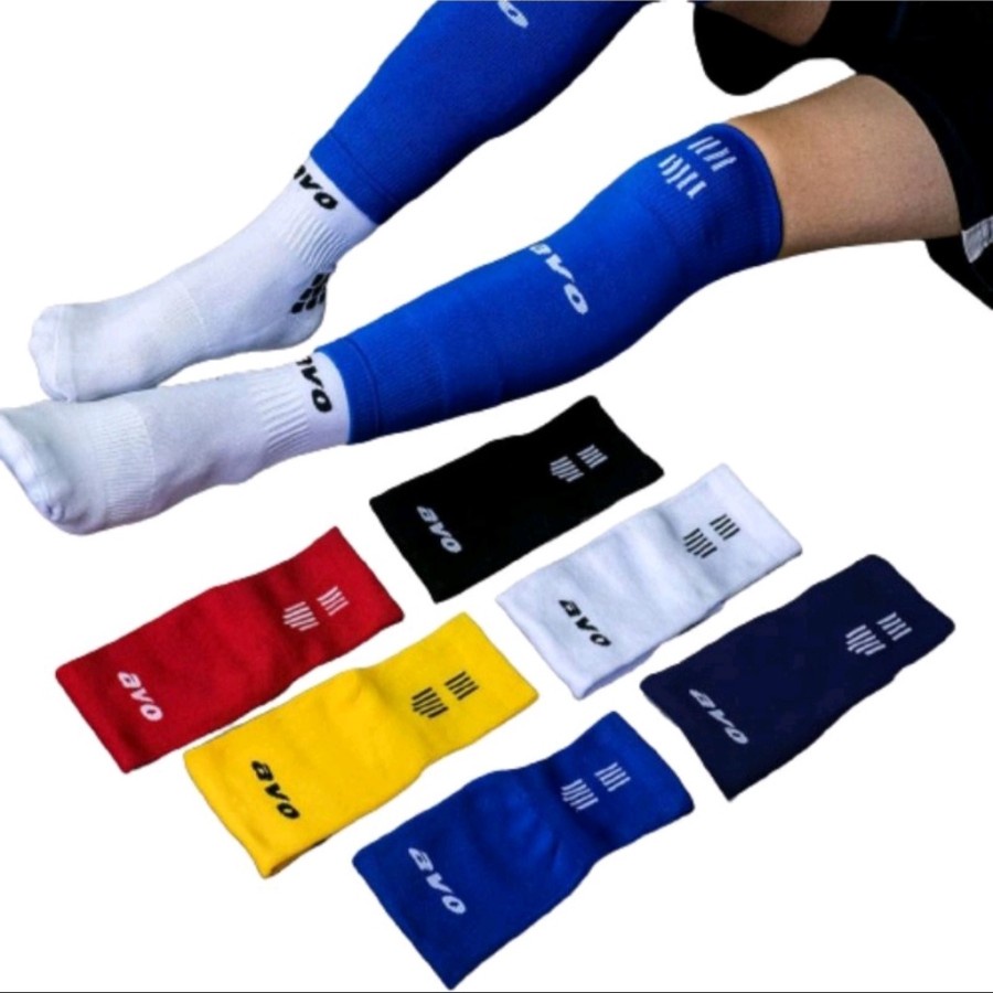 Jual KAOS KAKI SAMBUNG AVO SQUAD FOOTBALL LEG SLEEVE | KAOS KAKI BOLA ...
