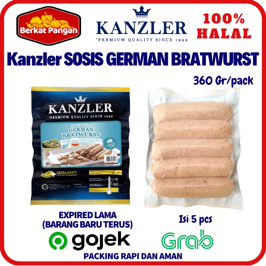 Jual Kanzler sosis Bockwurst / Beef Bratwurst/ Blackpepper / Garlic ...