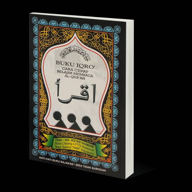 Jual Buku Iqro Besar Hitam - Iqra - AMM | Shopee Indonesia