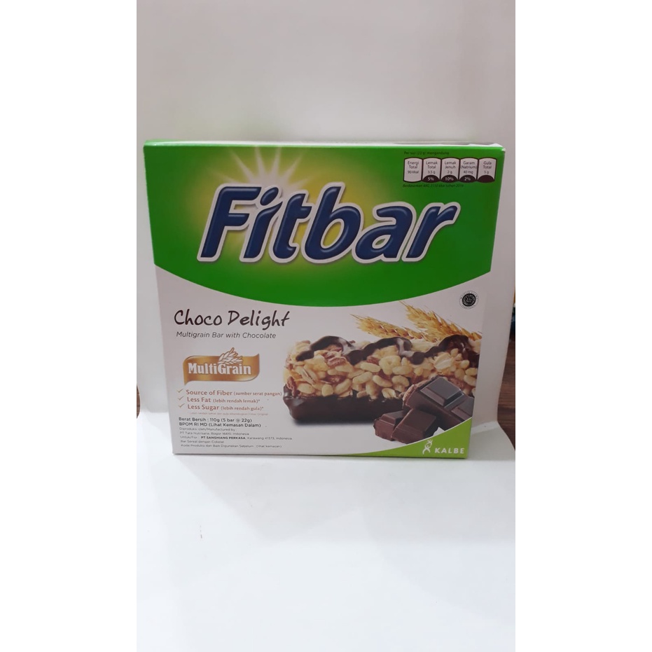 Jual FITBAR CHOCO DELIGHT 110GR | Shopee Indonesia