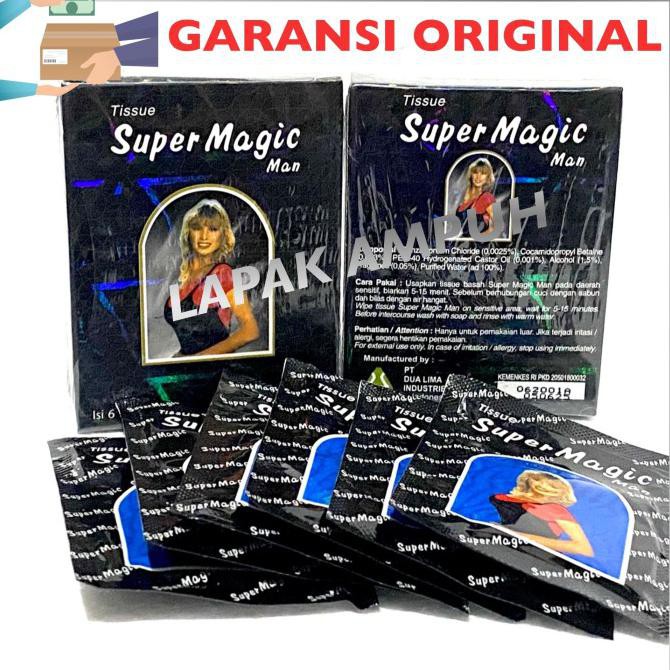 Jual Tissue Tisu Tisue Super Magic Man (Isi 6 Pcs Original) | Shopee ...