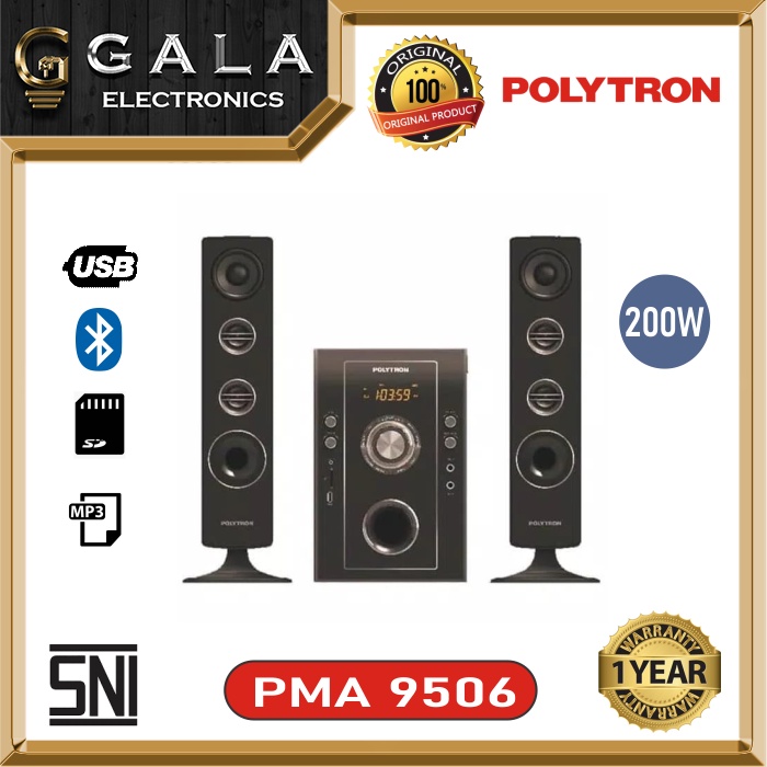 Jual Speaker Aktif Multimedia Polytron PMA 9506 / 9526 | Shopee Indonesia