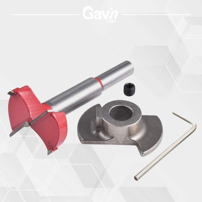 Jual GOOD Hole Saw With Stopper 35mm Woodworking Mata Bor Drill Bit ...