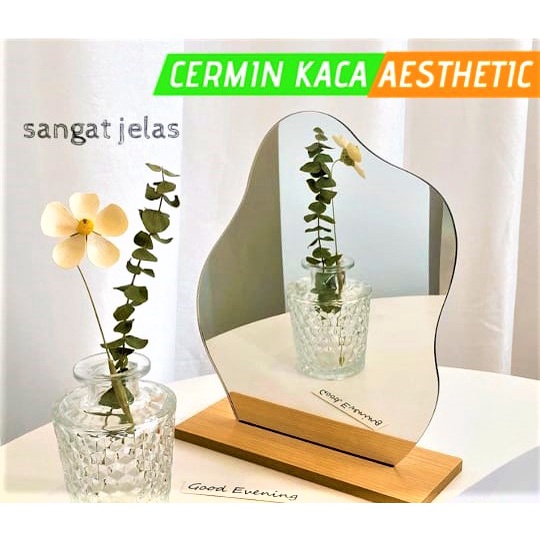 Jual Cermin Meja 3D Cermin Aesthetic Mirrorr Cermin Unik Cermin Rias ...