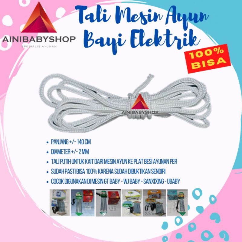 Jual Tali Ayunan Tali Mesin Ayunan Tali Putih Ayunan | Shopee Indonesia