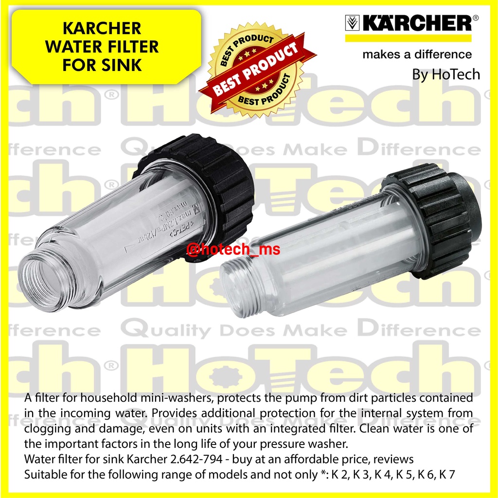 Jual Karcher Water Filter Heavy Duty for High Pressure Washer Rp228.000 ...