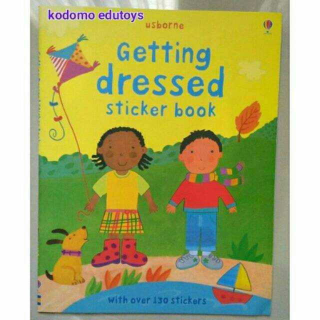 Jual Usborne Getting Dressed Sticker Book | Shopee Indonesia