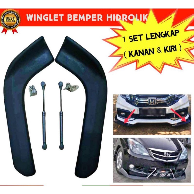 Jual Winglet Bumper Universal Premium Hidrolik Semua Tipe Mobil ...