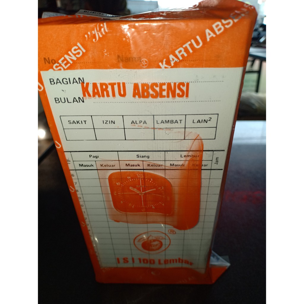 Jual KARTU ABSENSI / KARTU ABSEN | Shopee Indonesia