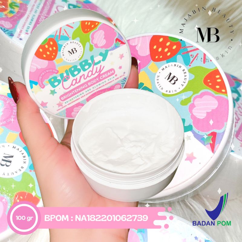 Jual WHITENING BODY BLEACHING BUBBLY CANDY + FREE BUBUK COLLAGEN ...