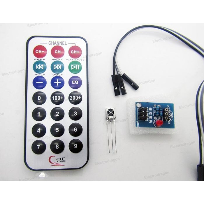 Jual Infrared Remote Control HX1838 Receiver Module IR Wireless Kit NEC ...