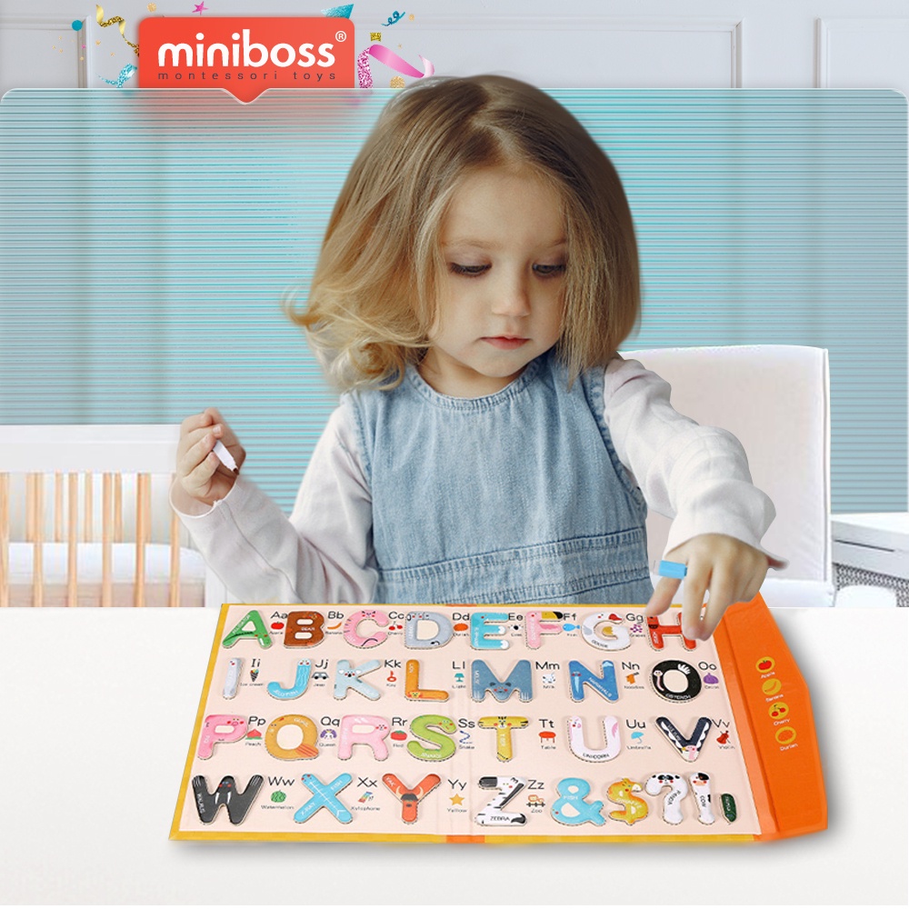 Jual Buku Papan Magnetik Alfabet A-Z Magnetic Alphabet Book Cognitive ...