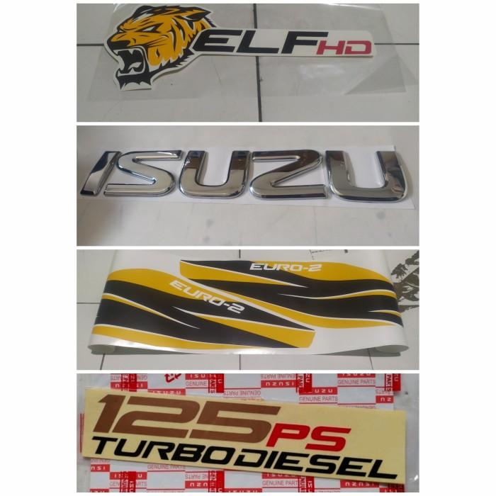 Jual Stiker+emblem set isuzu elf nkr 71 macan | Shopee Indonesia