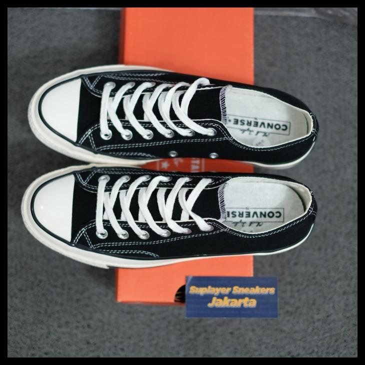 Jual TERBARUU!! Converse 70s Black Egret Low Original / Converse 1970 Chuck 70 BNIB COD | Shopee ...
